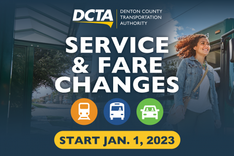 Denton County Transportation Authority to Implement Service and Fare Changes Starting January 1 ...